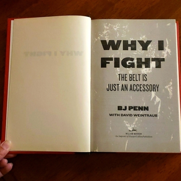 Books | Other | Bj Penn Why I Fight Book | Poshmark